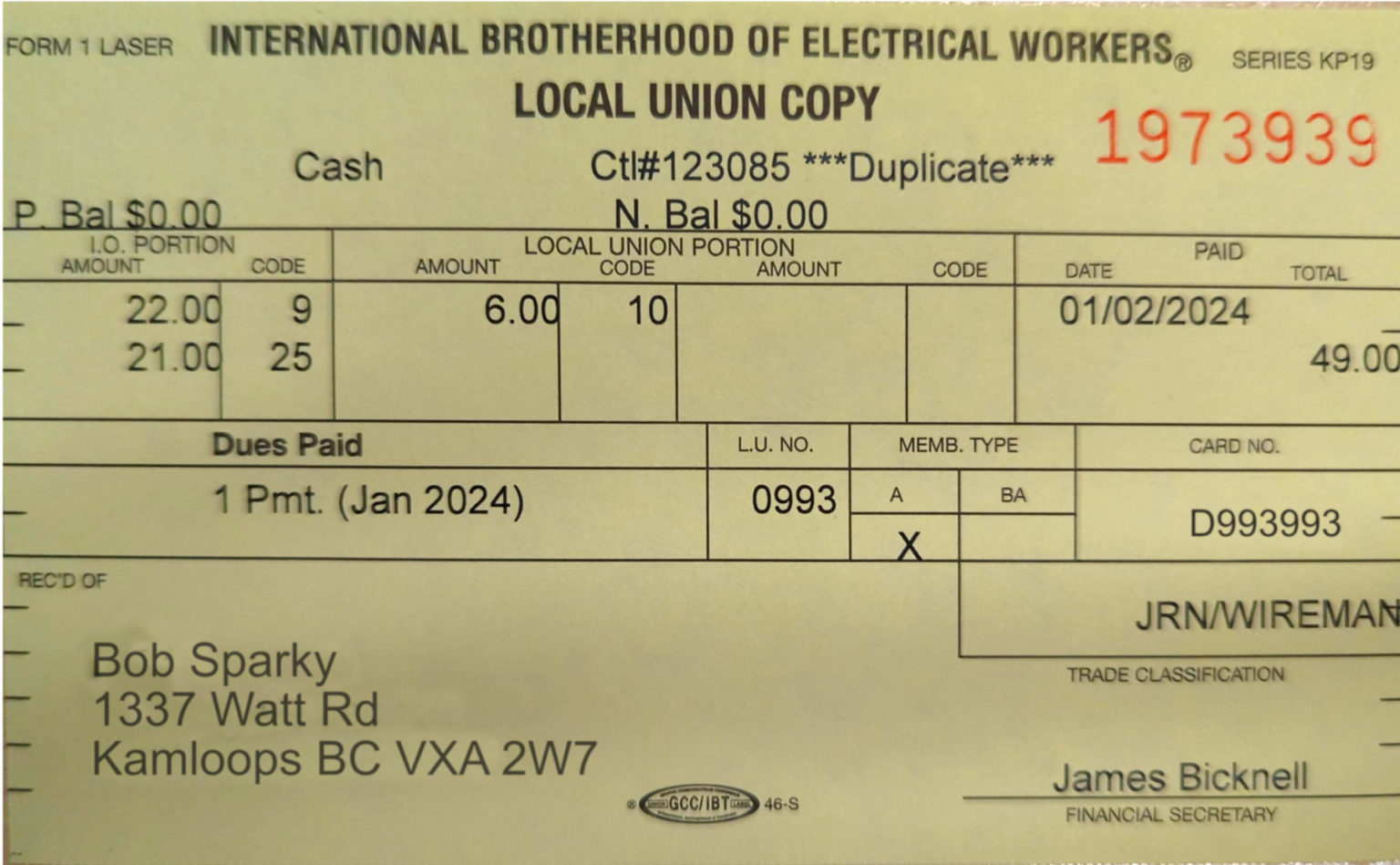 Electrical Workers Local 993 – of the IBEW: Northern BC & Yukon