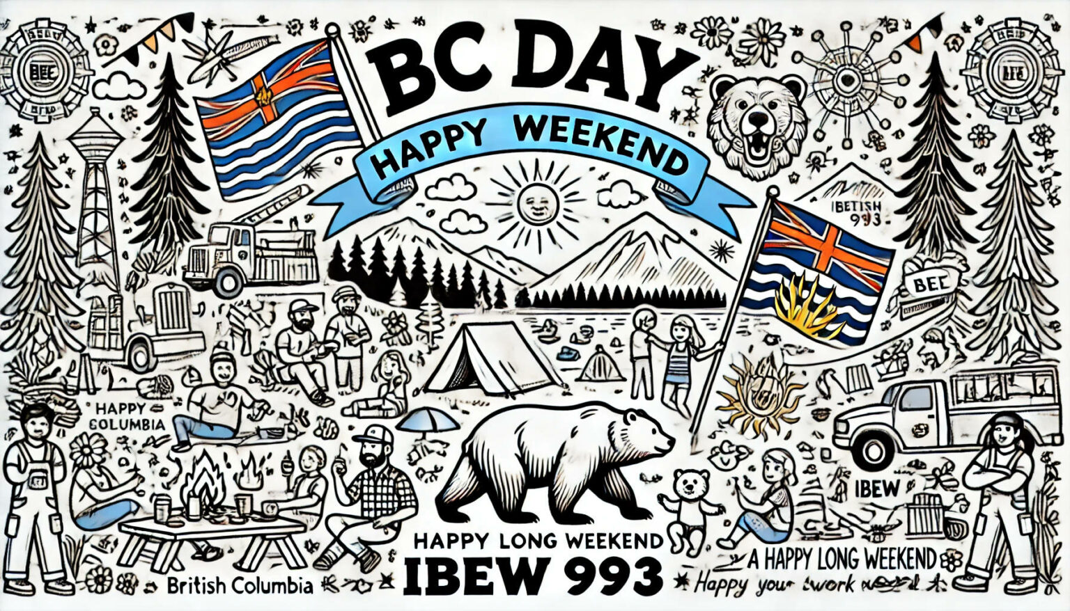 Happy BC Day and Long Weekend from IBEW 993 - Electrical Workers Local 993