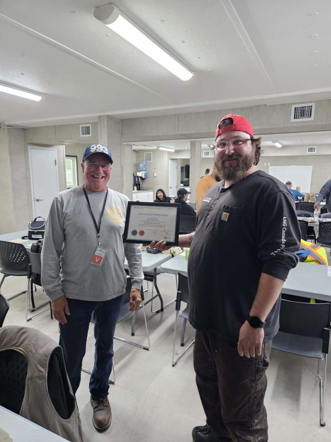 Congratulation New IBEW 993 Red Seal Electrician, Kyle House ...