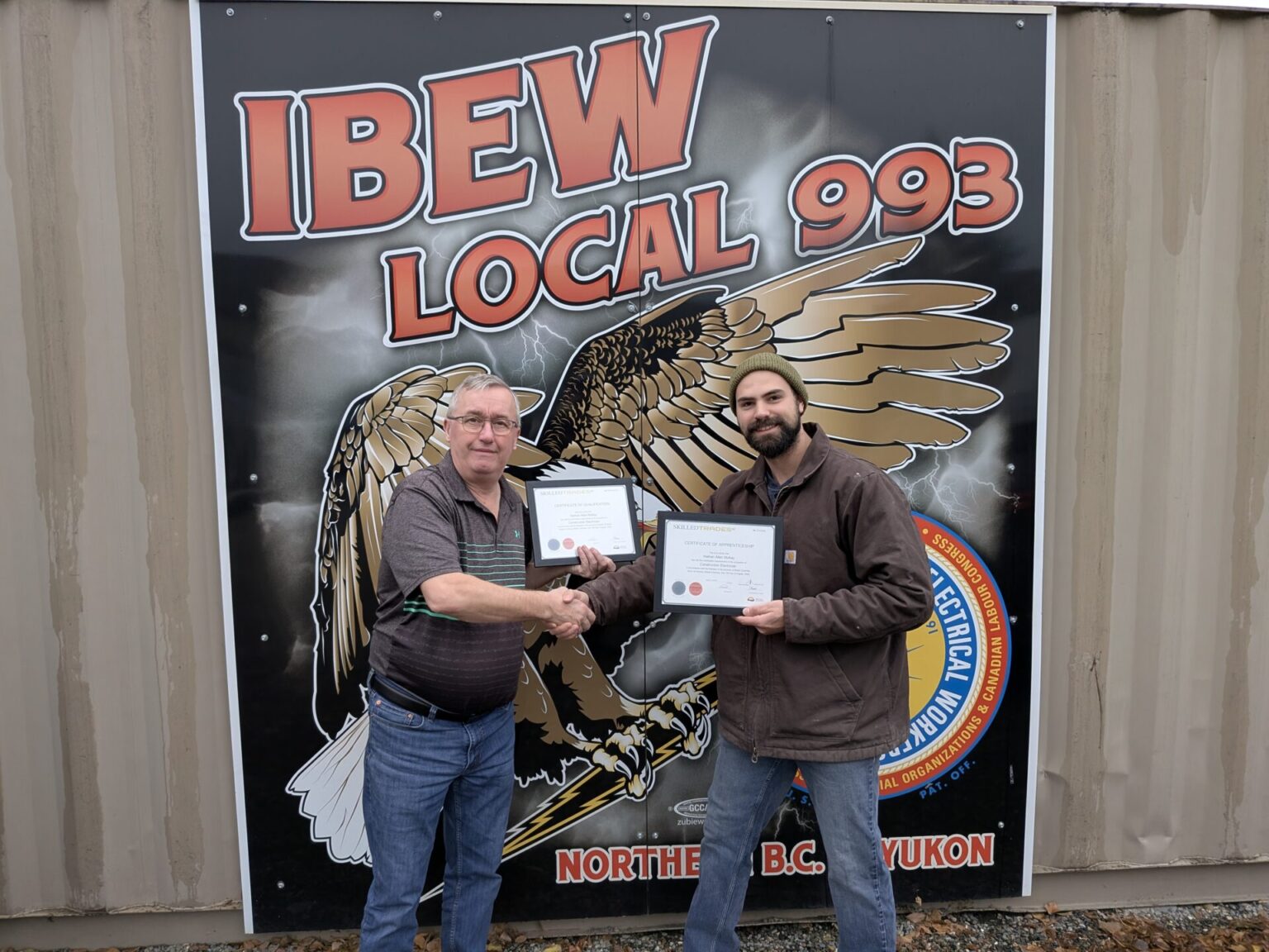 Congratulate New IBEW 993 Red Seal Nathan McKay - Electrical Workers Local 993